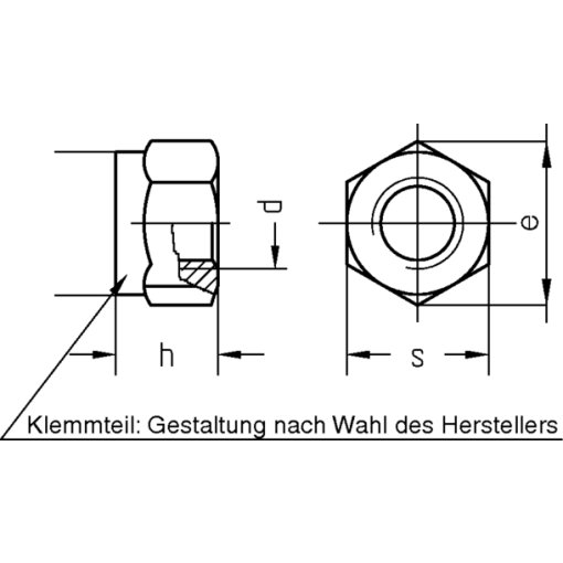 Sicherungsmutter DIN 980