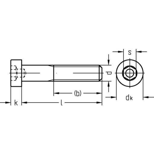 Zylinderschrauben DIN 6912 niedriger Kopf